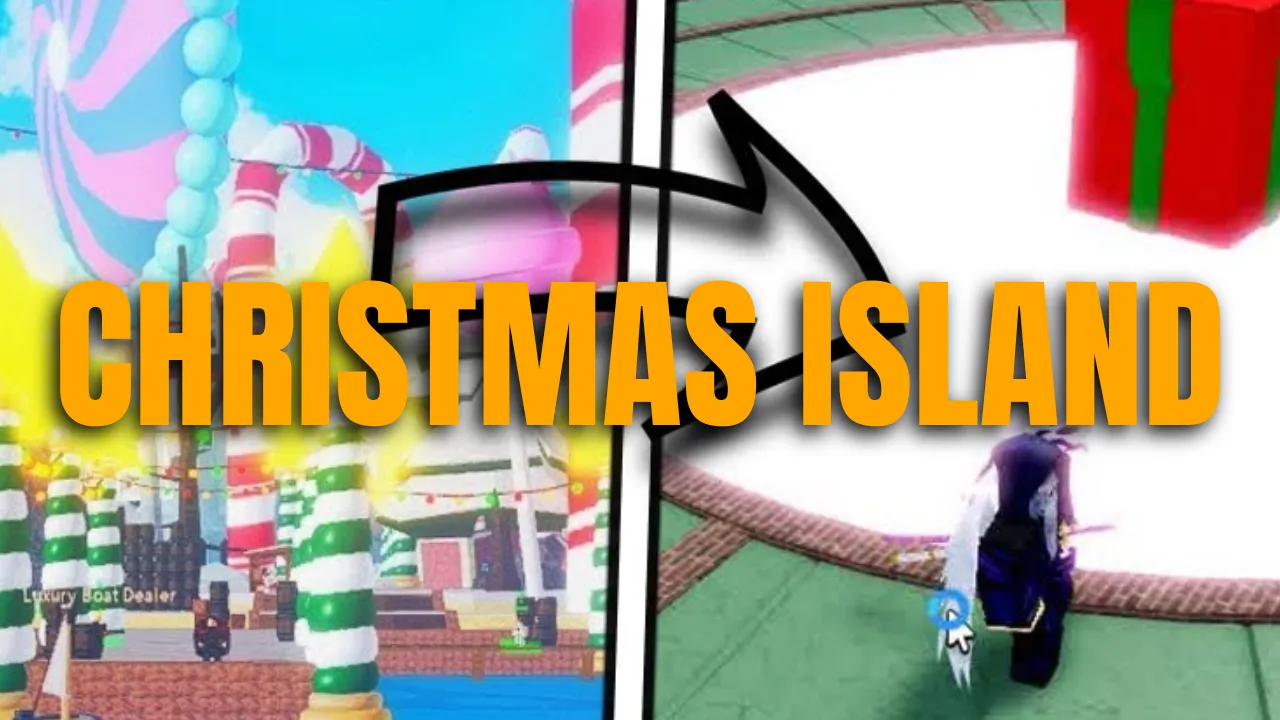 Christmas Island Event in Blox Fruits | [Locate] [Farm Candies] 🍬